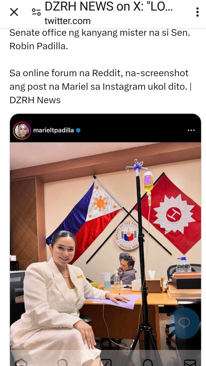 Mariel online promo of gluta IV drip, non-registered, in her husband’s ...