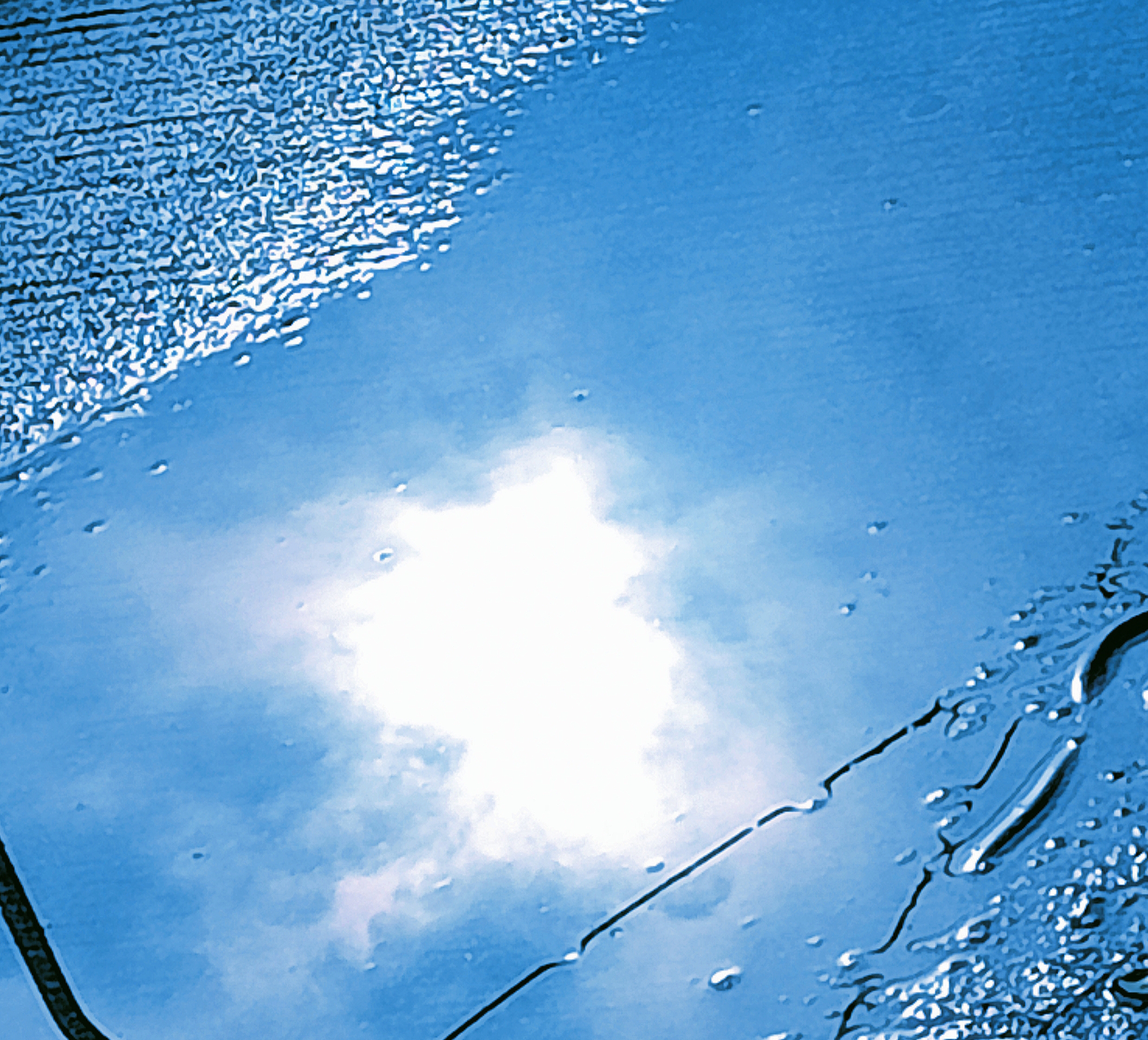 atm Sun on water during the storm 4:30pm parking lot – marichulambino.com