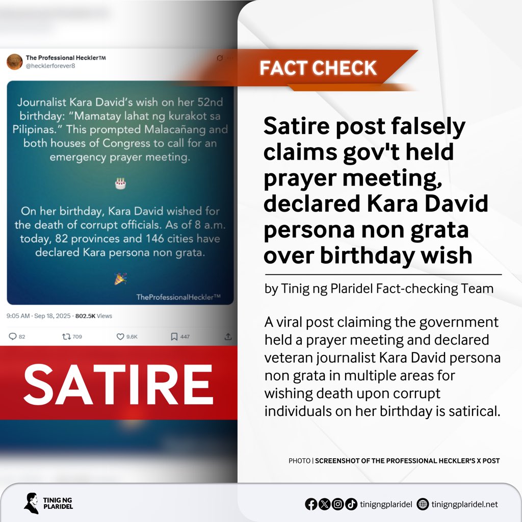 For UPCMC Tinig ng Plaridel: Satire is a literary device, and not in ...