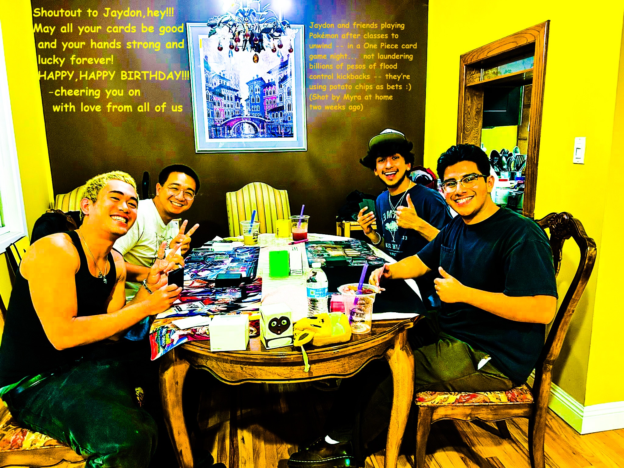 the Pokemon trading card game. Shoutout to Jaydon Lambino Ramos, Jaydon ...